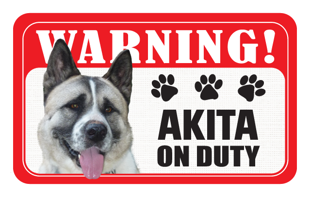 Pet Warning Signs with Paw Prints — NeedThatGift