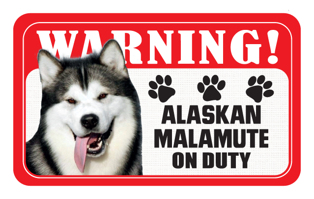 Pet Warning Signs with Paw Prints — NeedThatGift